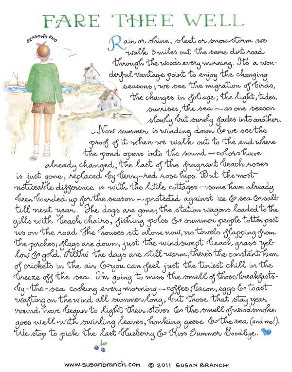 Fare Thee Well | Susan Branch Blog