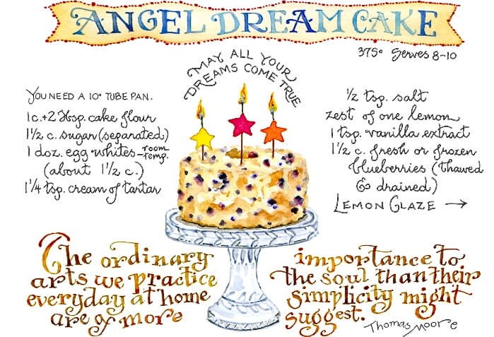 Angel Dream Cake | Susan Branch Blog
